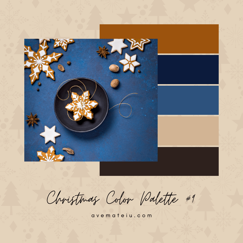 20 Christmas Color Palettes with Hex Codes + FREE Colors Guide | Ave Mateiu