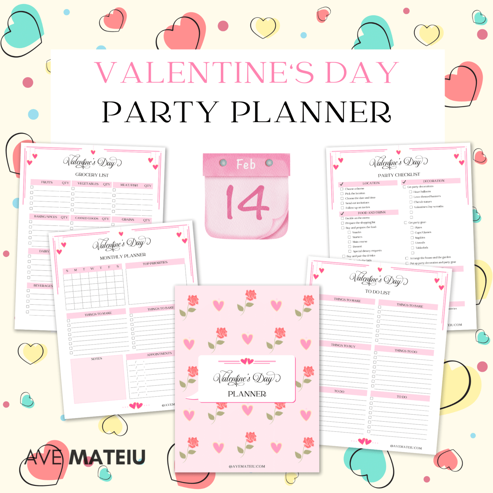 Valentine's Day Party Ideas for Families: Fun for All Ages + Freebie ...